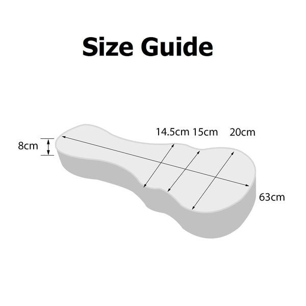 TIKI Deluxe Shaped Concert Uke Case – Sound Centre